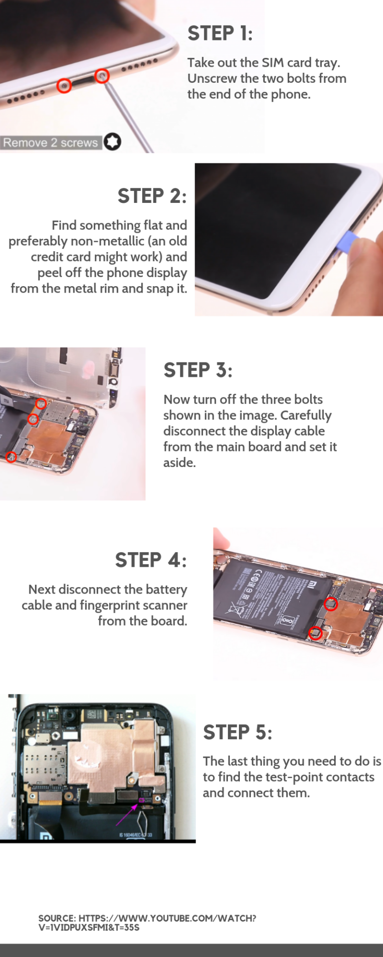 How To Restore Mi A2 using Test Points - Xiaomi Firmware